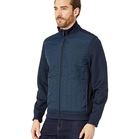 Perry Ellis | Jackets & Coats | New Mens Perry Ellis Bonded Quilted Zip ...